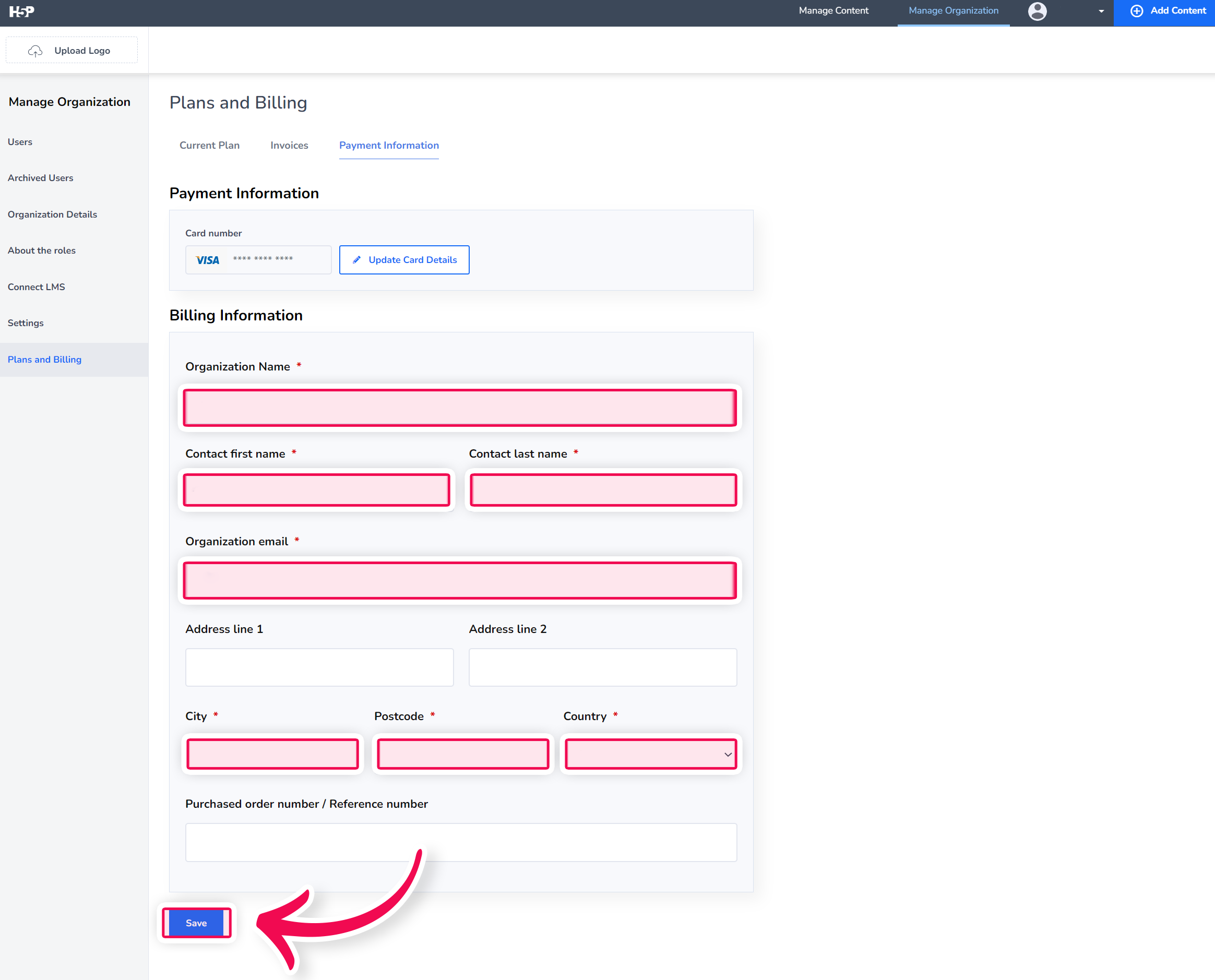 Plans and Billing – H5P